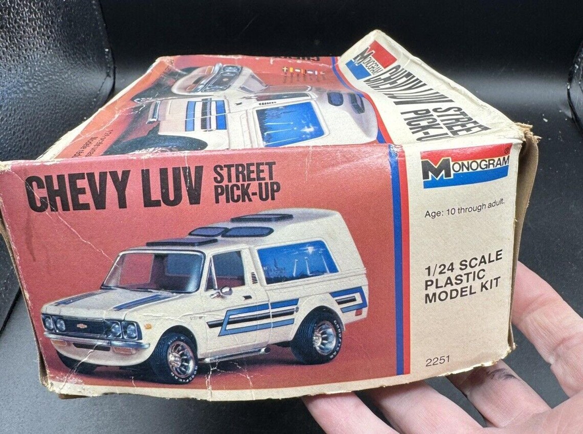Rare Monogram Chevy Luv Street Pick-up Truck 2251-0100 Model Kit 1/24 ...