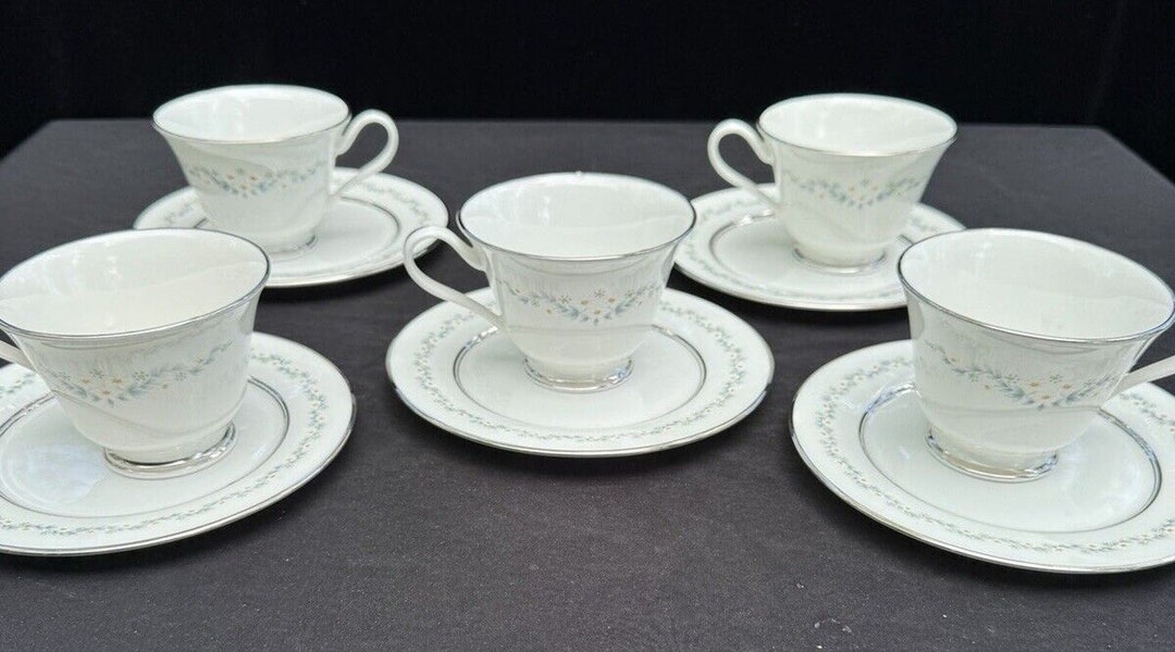 Holyoke Bone China by Oxford Div of Lenox White Daisies 5 Cups ...