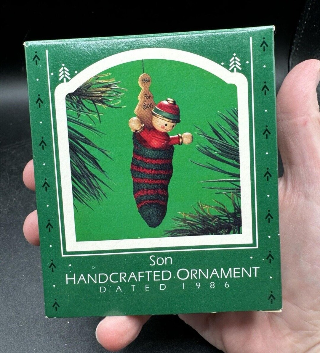 1986 Son Hallmark Keepsake Ornament QX430-6 Mint in Box! -17D - Etsy