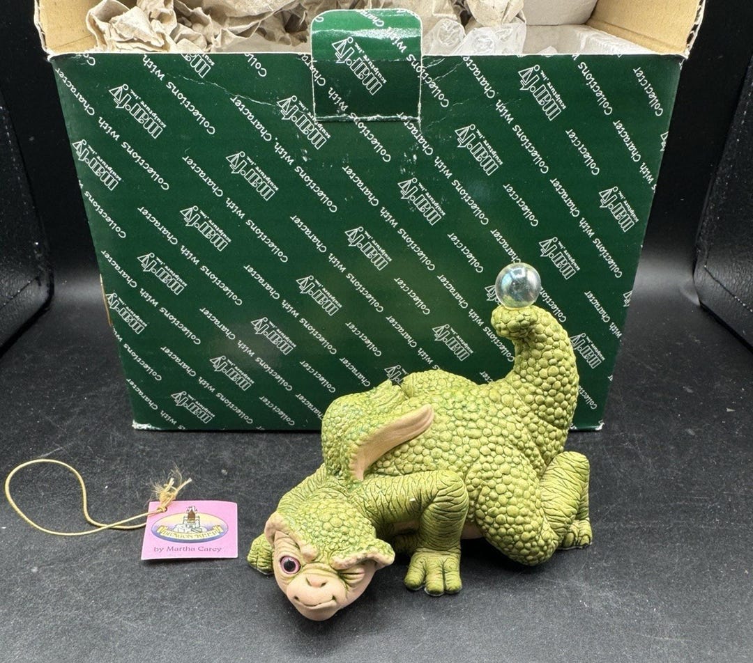 1994 Dragon Keep Spot Figurine by Marty Sculpture 5117 Mint in Original ...