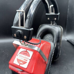 VINTAGE HP9000 NASCAR Winston Racing Series Am-fm Radio Headphones 5L ...