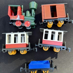 Lehmann GNOMY 990 Christmas Train Cars Vintage Made West Germany -OF - Etsy