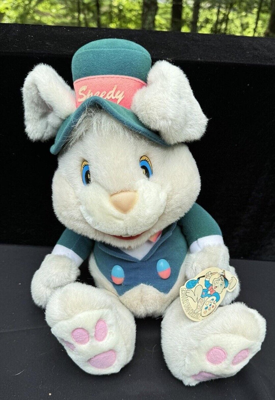 Vintage Easter Bunny Rabbit SPEEDY Gray 1989 Bobby Goldsboro Fairview ...