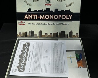 1973 Anti-monopoly Board Game - Etsy