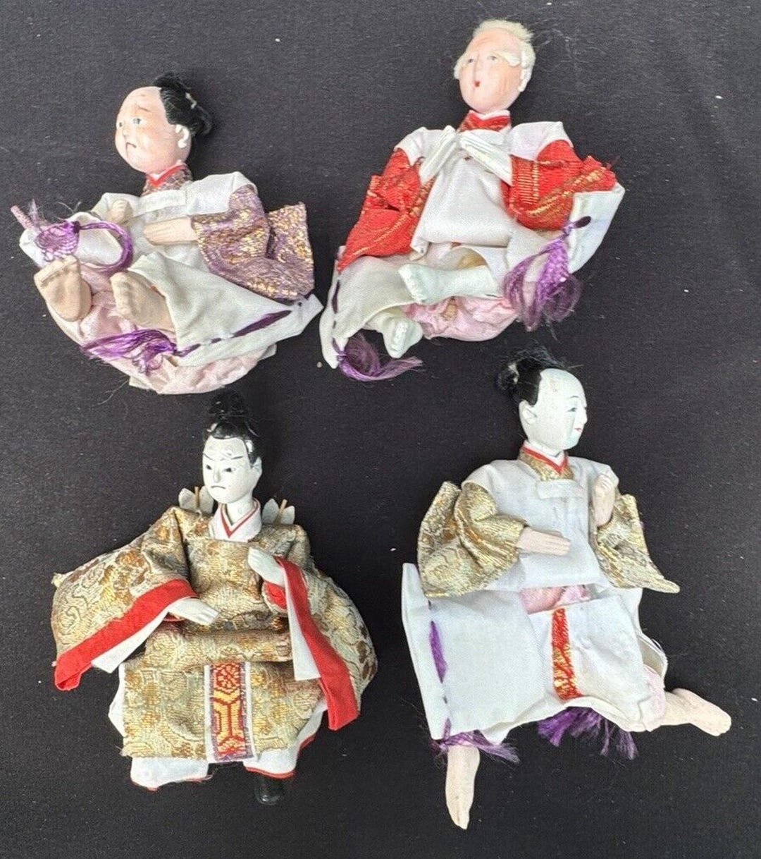 4 Antique Japanese Wood Hina Dolls Samurai Doll Meiji Warrior & More -A88 - Etsy