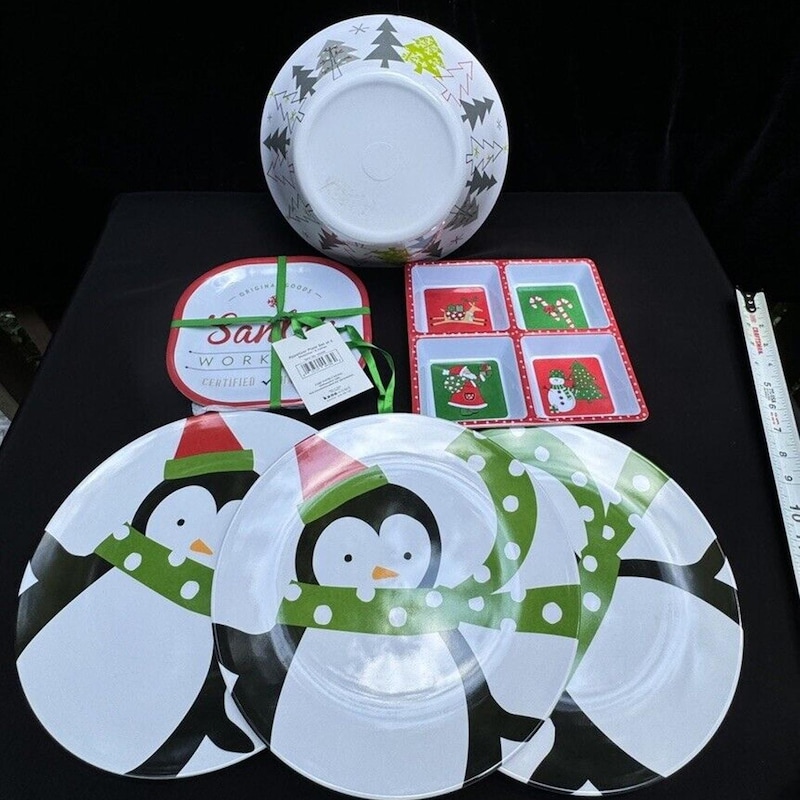 Penguin Plate - Etsy