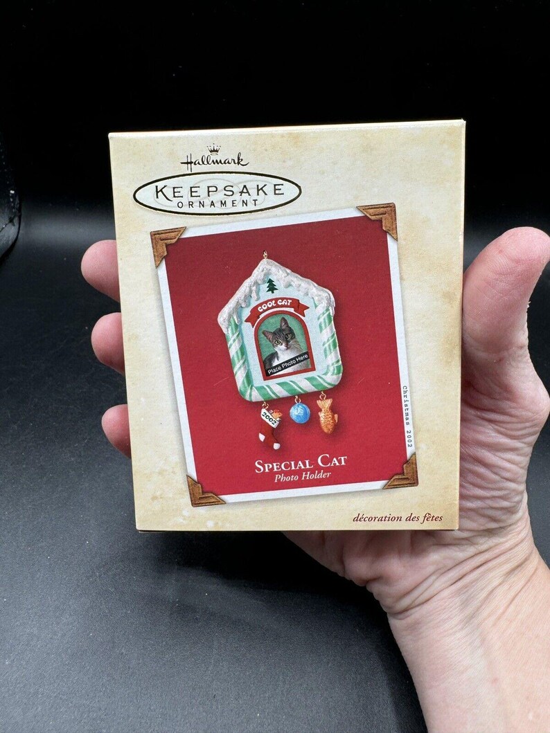 Hallmark Keepsake Special Cat Photo Holder 2002 MINT Handcrafted ...
