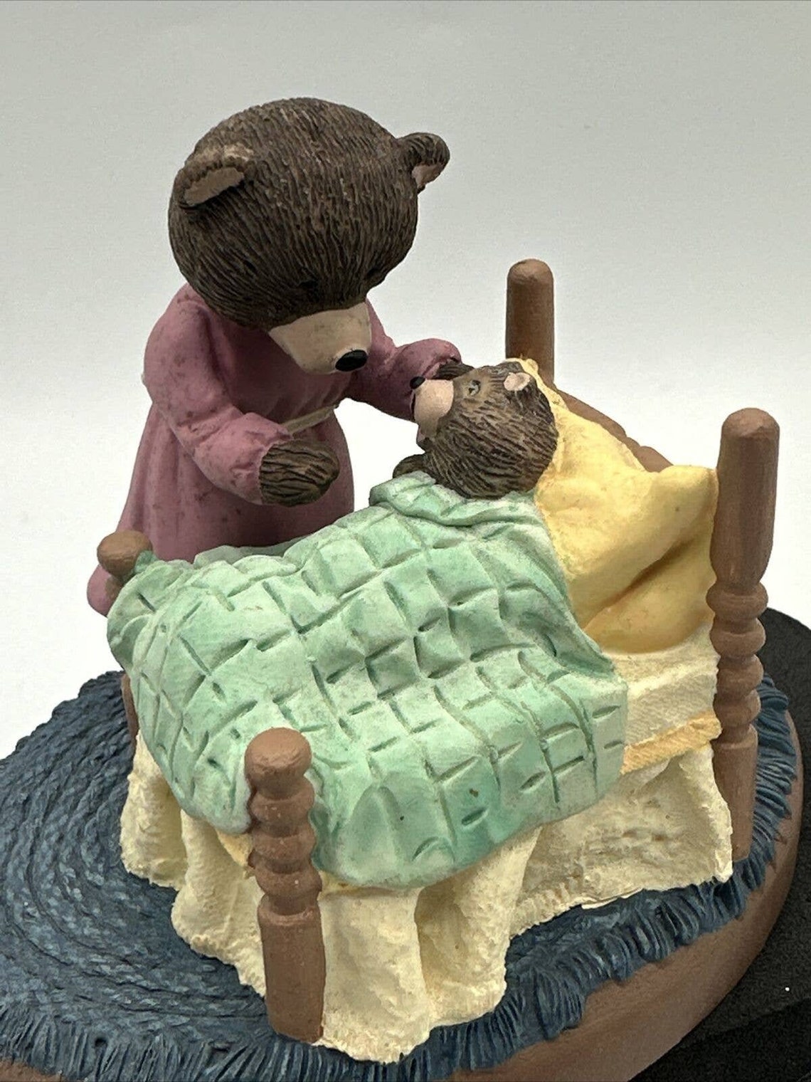 Hallmark Tender Touches "mother Tucks You in at Night” Figurine 1990 ...