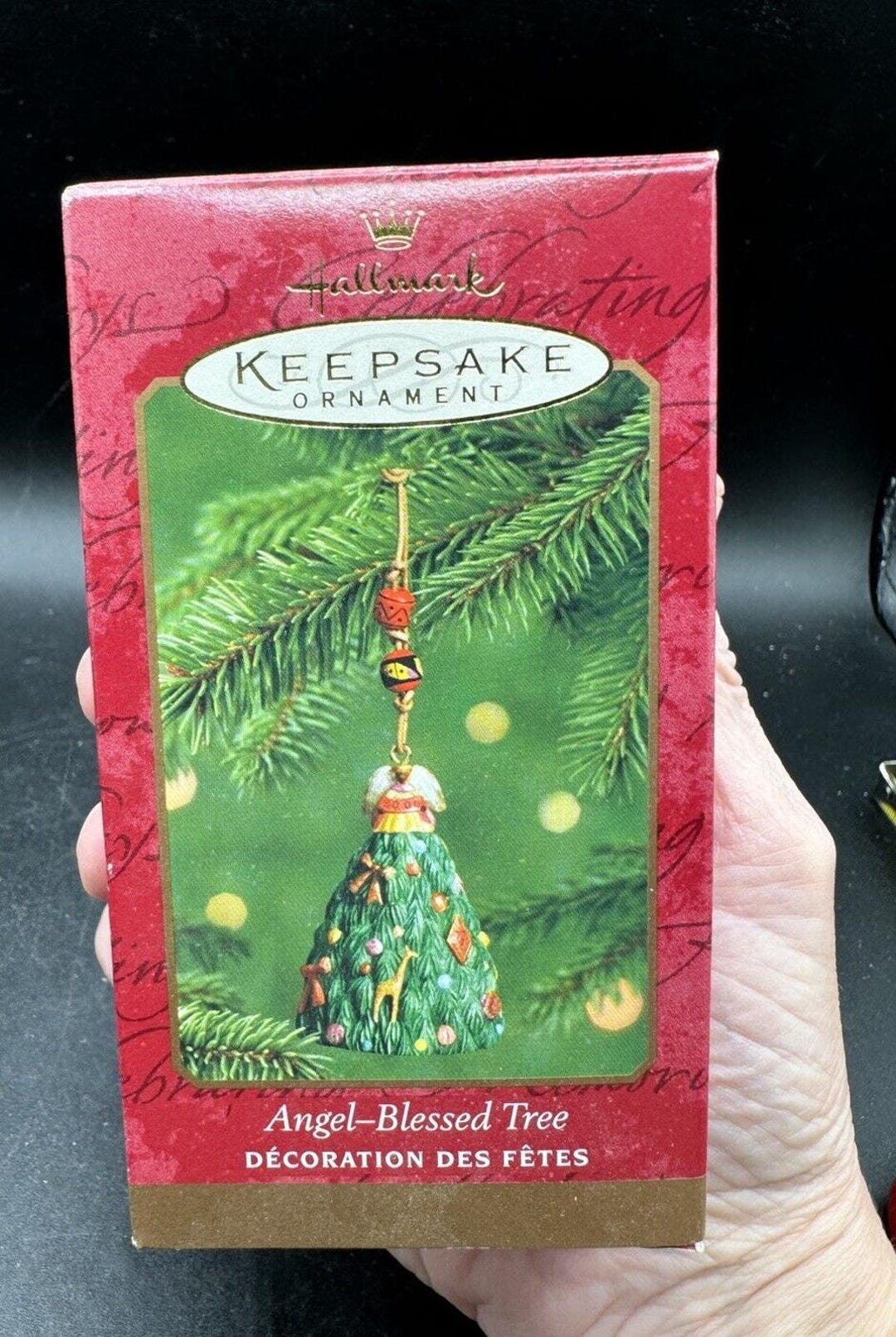 New Angel Blessed Tree Hallmark Christmas Ornament Handcrafted 2000 NIB ...
