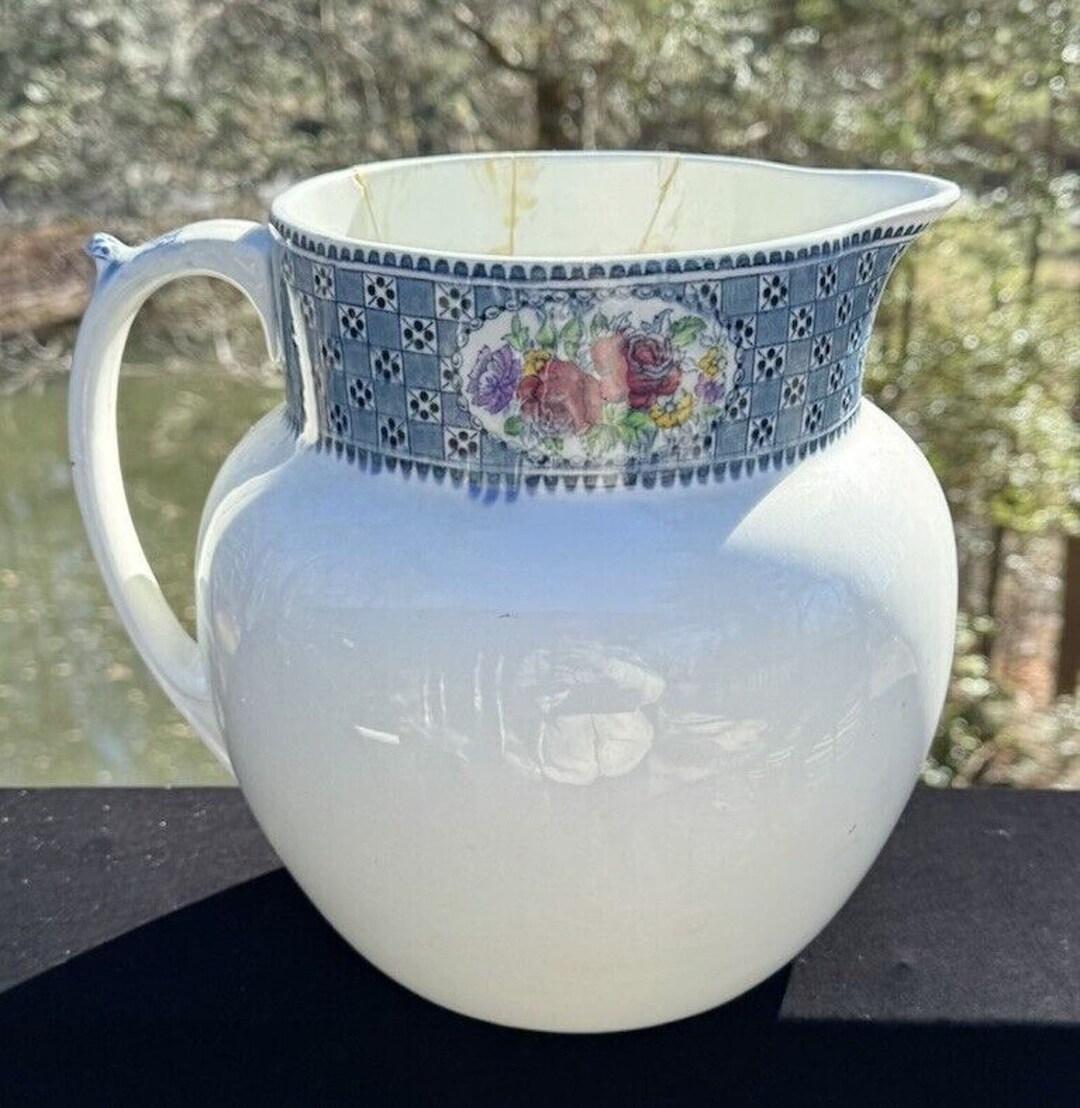 Early 1900's Myott Son and Co ENGLAND Porcelain Washbowl Pitcher ...