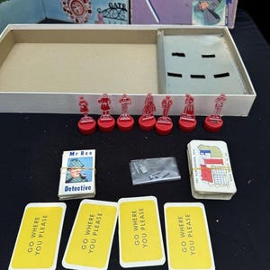 Selchow & Boardgame Mr. Ree! the Fireside Detective Game Purple Box ...