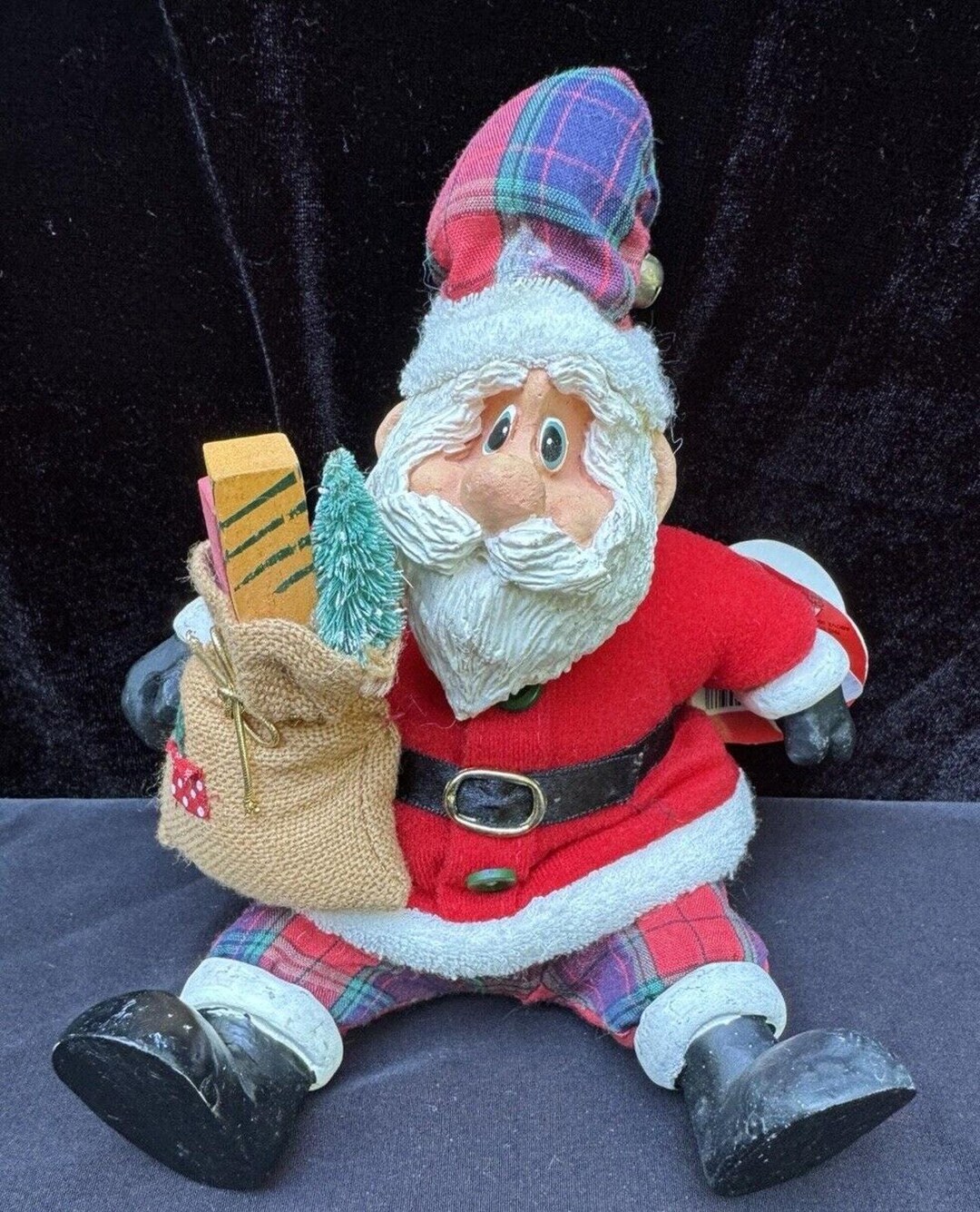 Vtg 1990 Nick Santa Russ Berrie Item #2909 Kathleen Kelly Critter ...