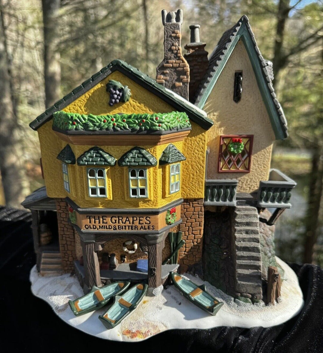 RARE Dept 56 the Grapes Inn Dickens Village Limited Edition 1996 #57534 ...