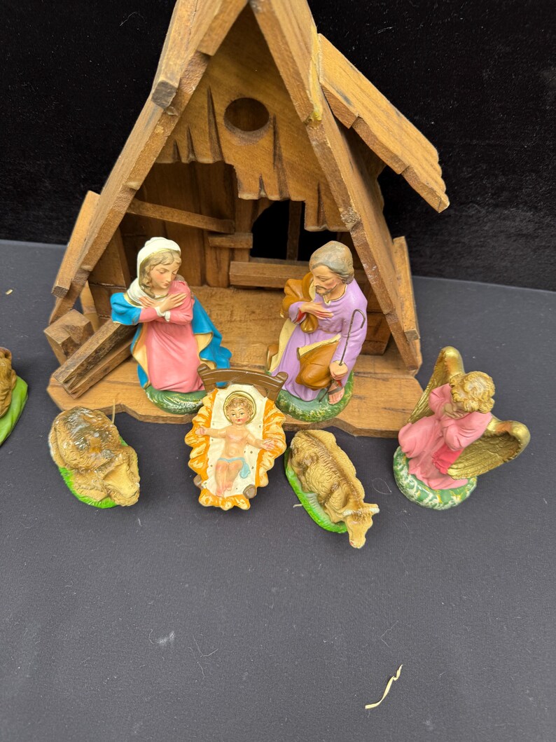 Gorgous Italian Italy Limonta Nativity Scene Beautiful Color and Detail ...