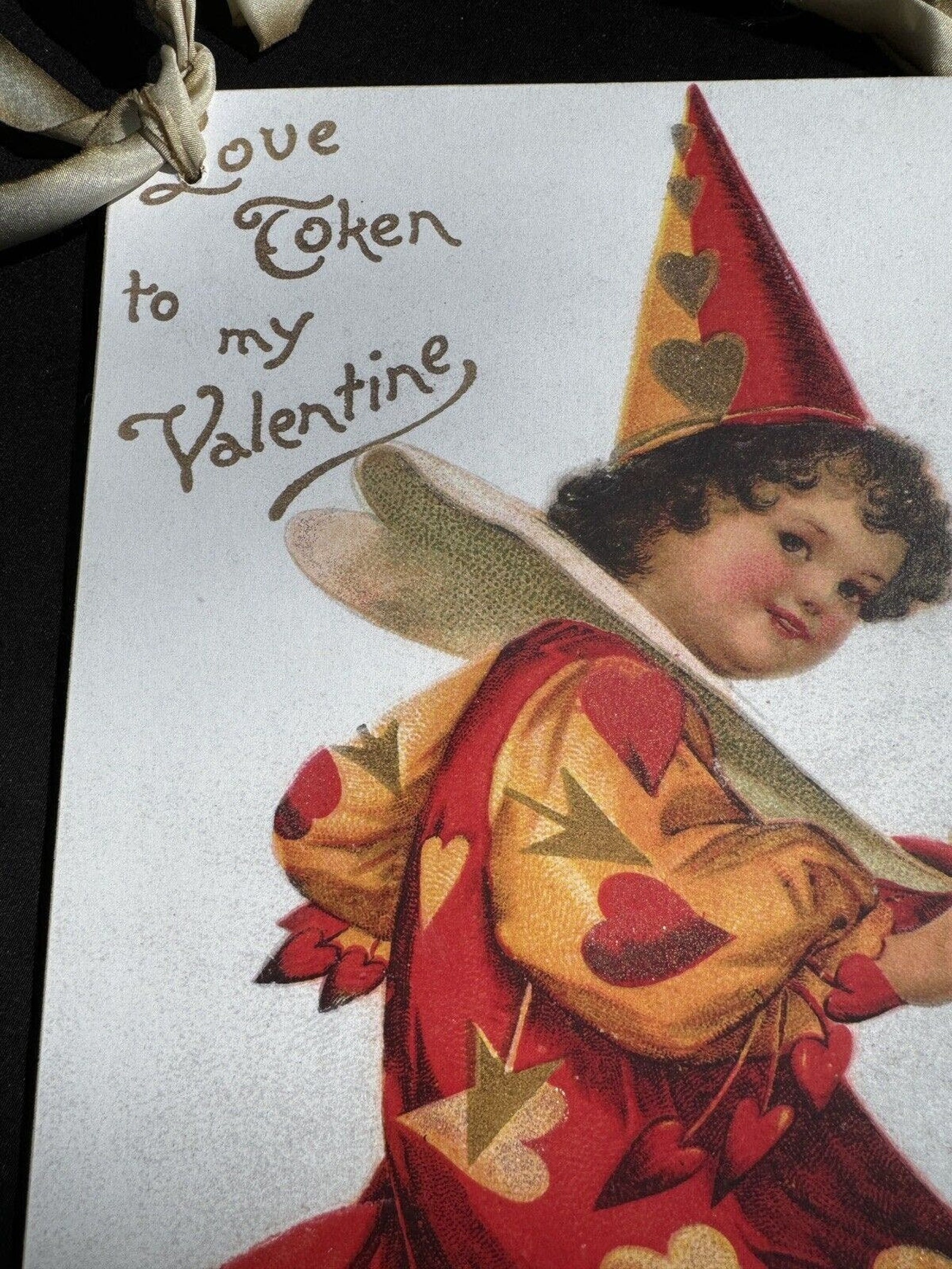 Hearts Are Trumps 1908 Child Clown Suit Playing Cards Repro Hanging 11 ...