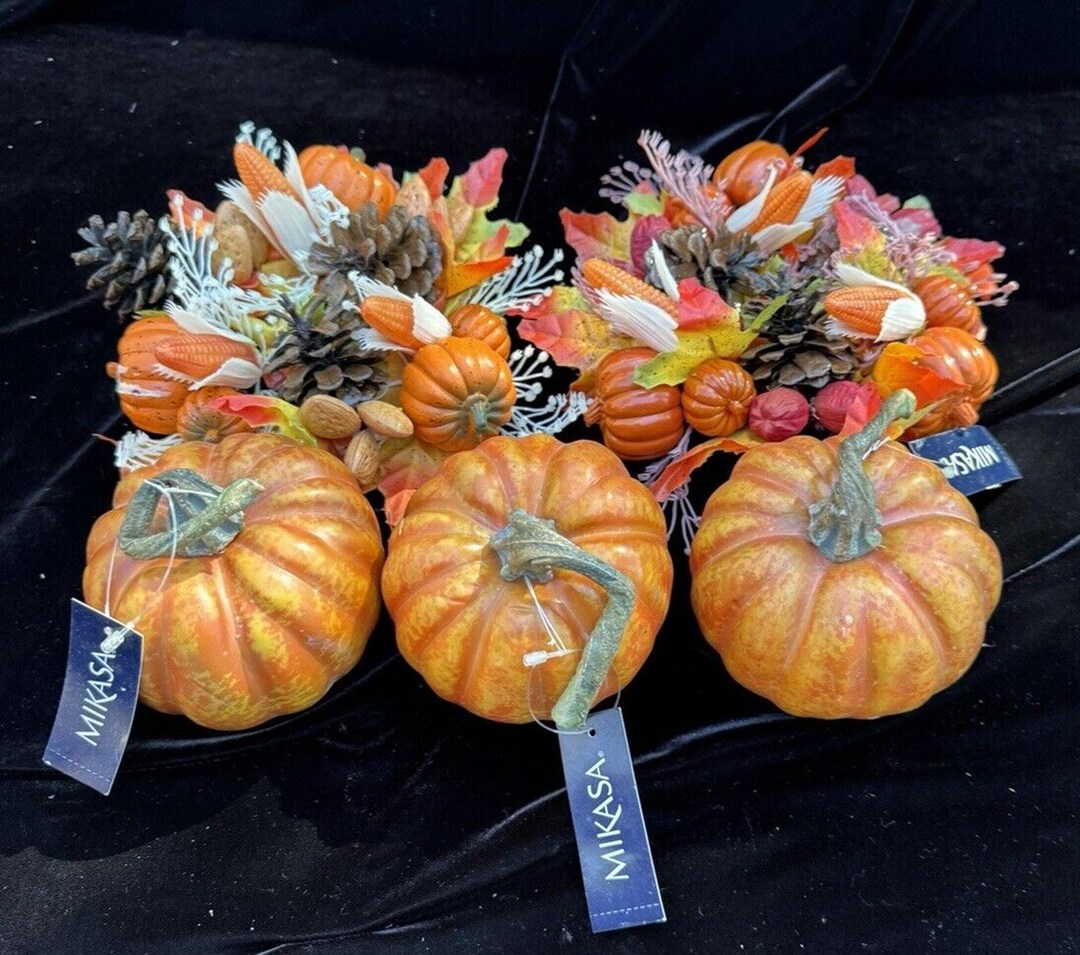 Mikasa Home Accents Artificial Thanksgiving Fall Halloween Decor W ...