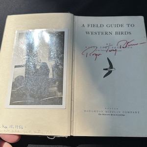 A Field Guide to Western Birds Roger Peterson 1941 -1st Ed Autographed ...