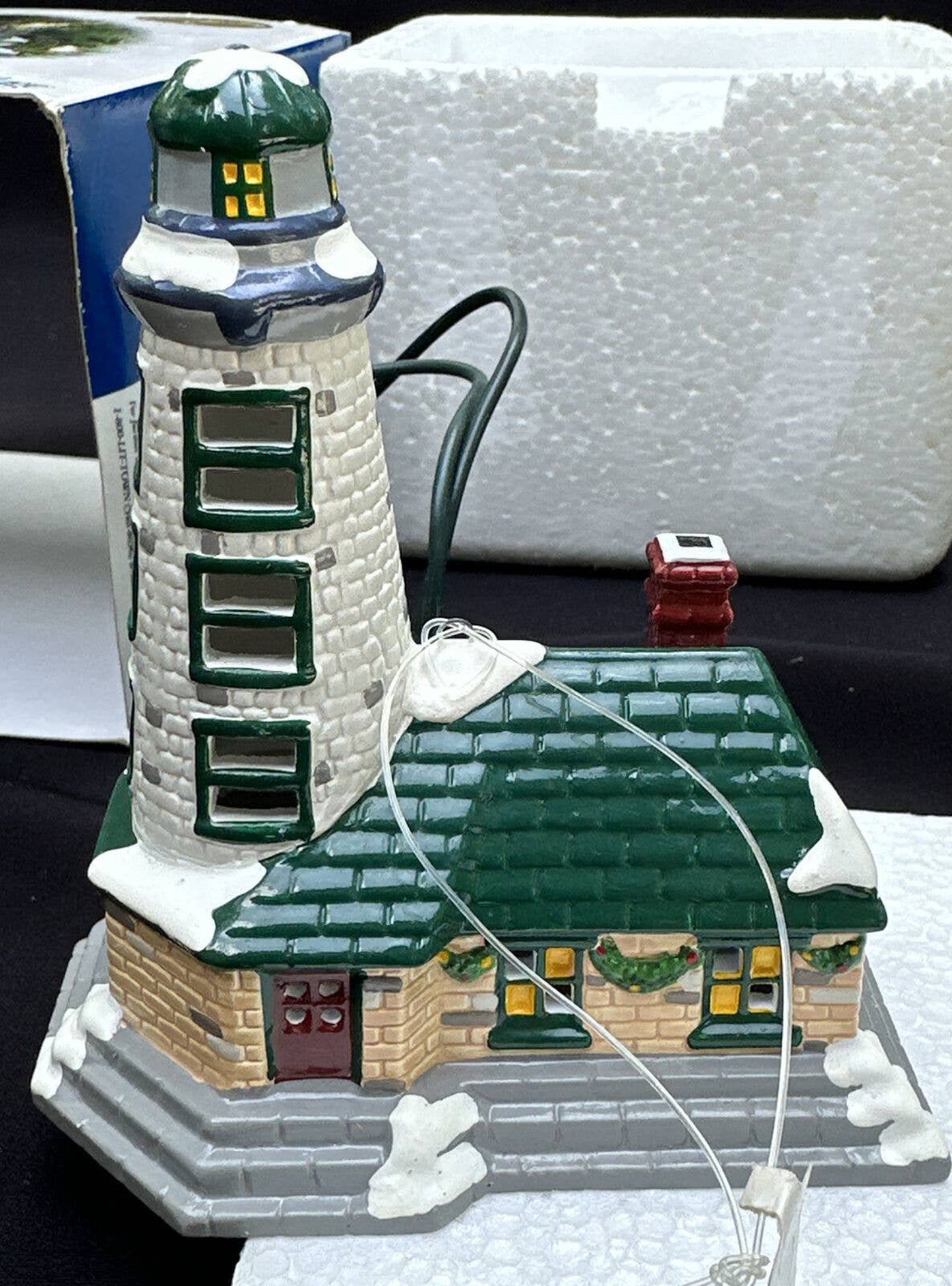 VTG Department 56 Lighthouse Snow Village Lighted Ornament 98635 ...