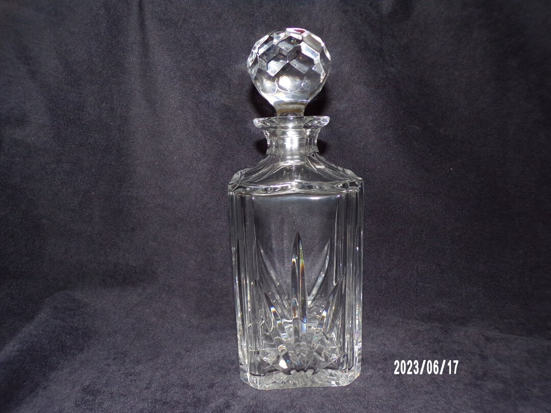 Vintage Atlantis Crystal Decanter - Etsy