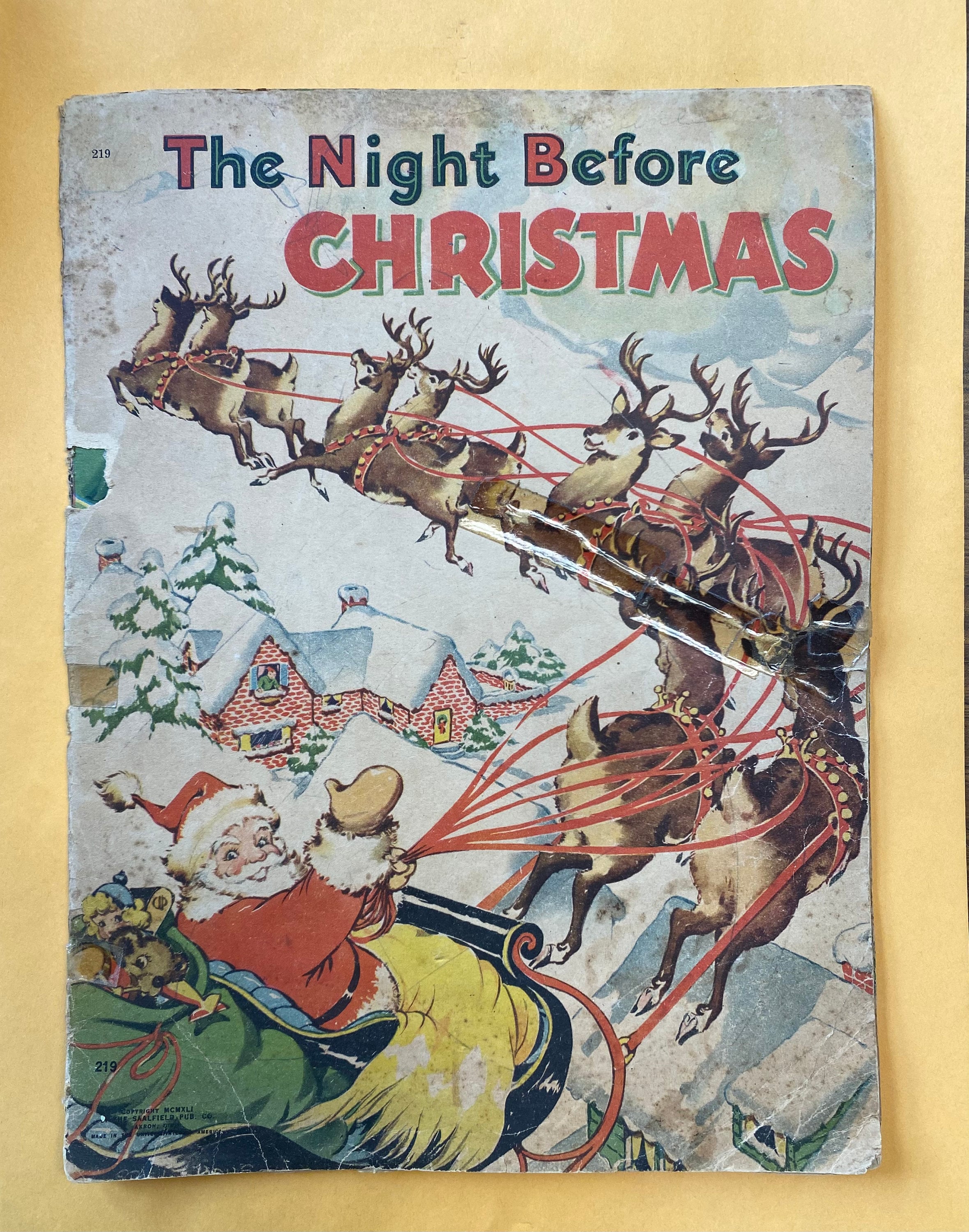 The Night Before Christmas Story Book, Ethel Hays, 1941 MCMXLI 219 ...