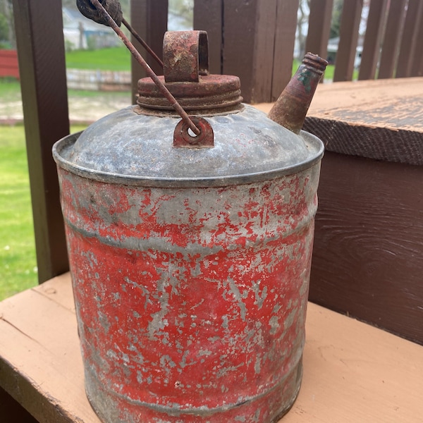 Antique Gas Can - Etsy