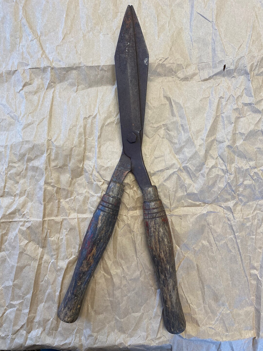 Vintage Antique Wood Wooden Hedge Clippers Shears Tree Trimmer - Etsy