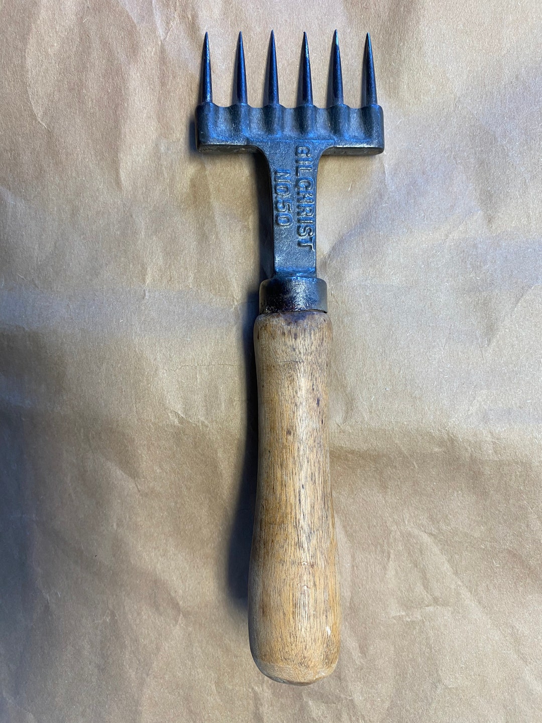 GIL CHRIST 6 Prong Ice Chipper Chisel, Vintage Tool, Kitchen Dining ...