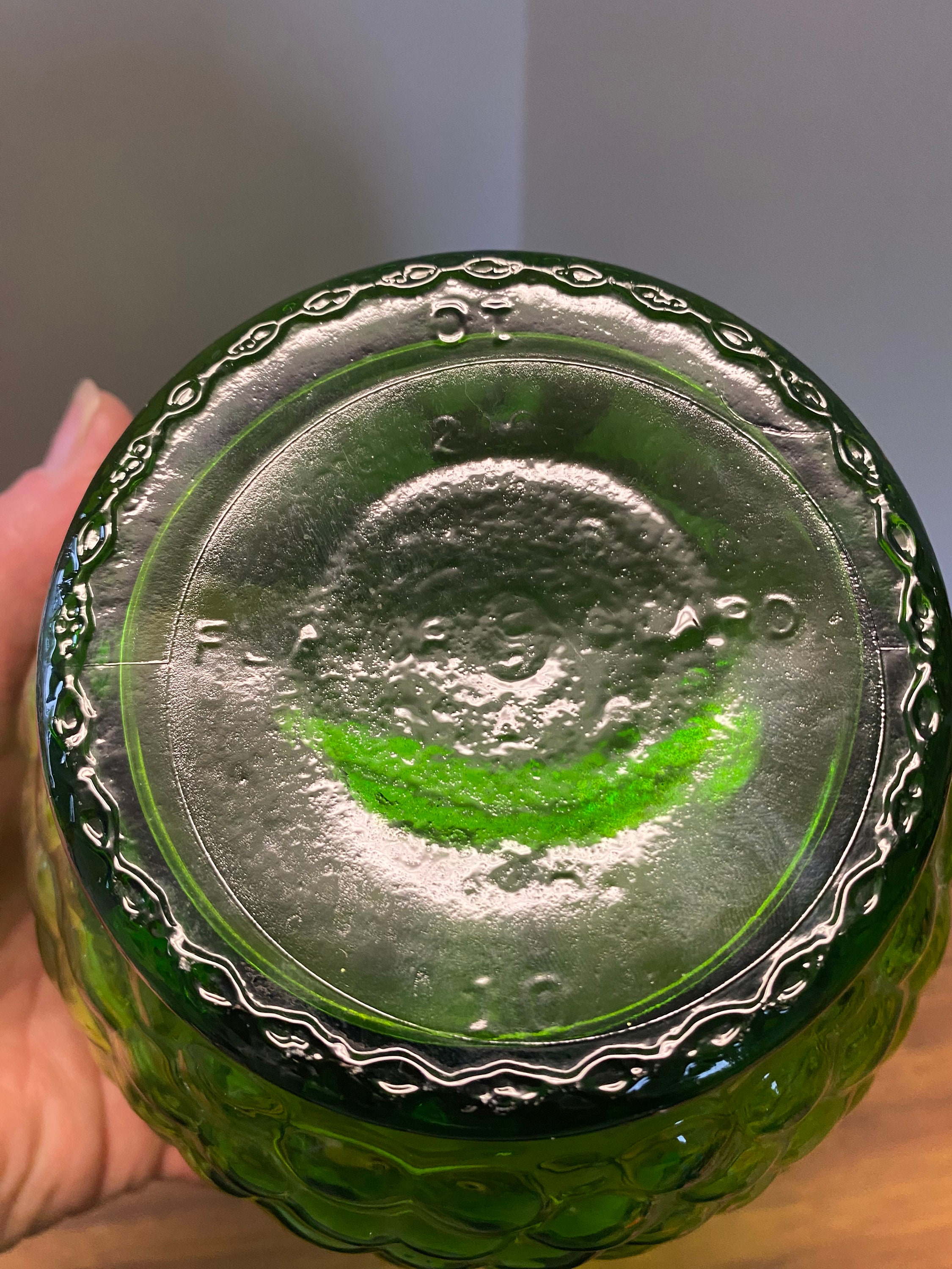 Vintage Gallo Green Emerald Glass Wine Jug 1/2 Gallon Flavor - Etsy