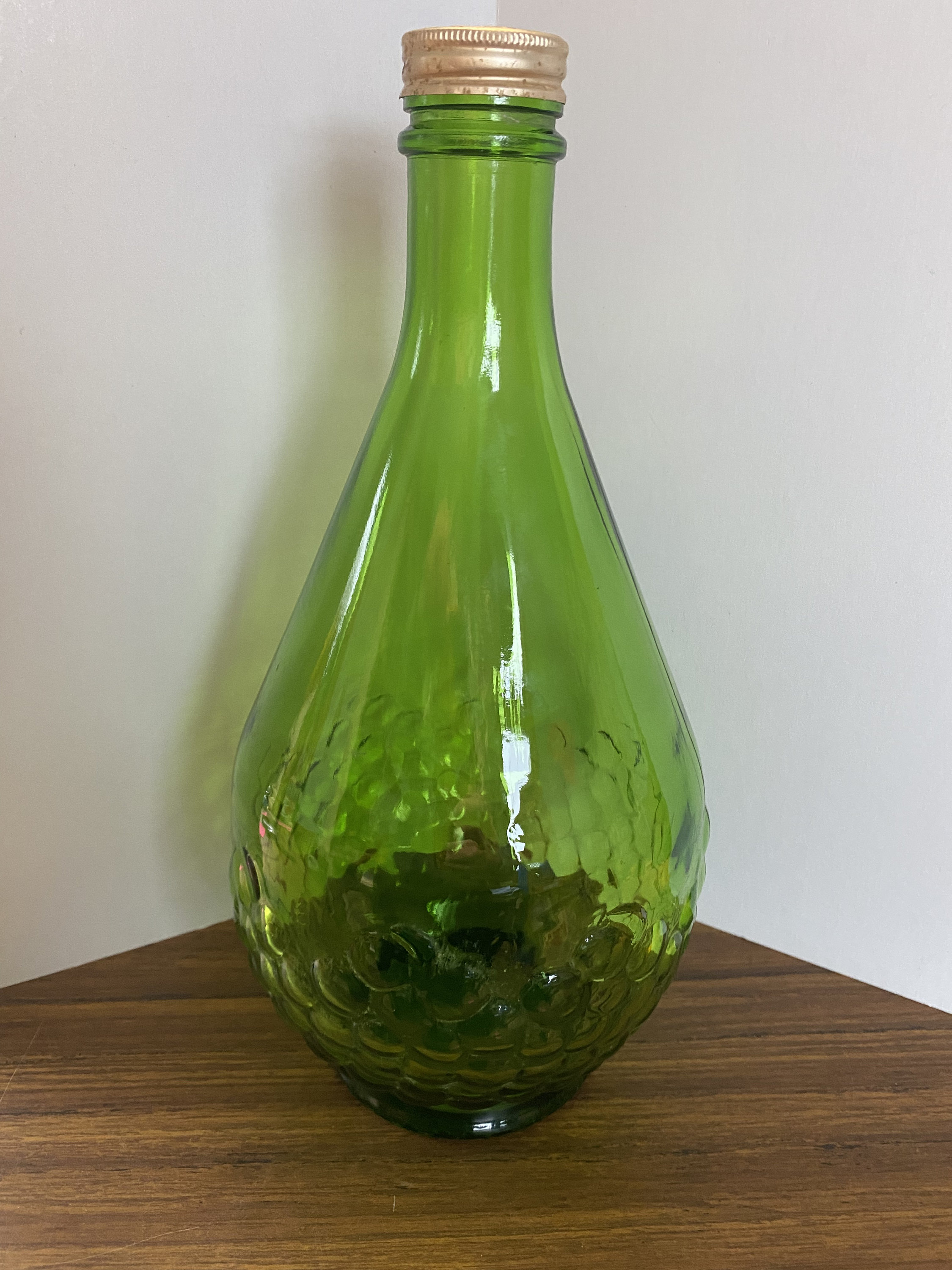 Vintage Gallo Green Emerald Glass Wine Jug 1/2 Gallon Flavor - Etsy