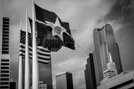Dallas Black and White Pictures Black and White Dallas Texas - Etsy