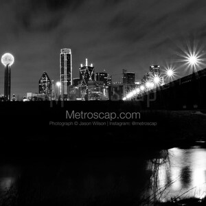 Dallas Black and White Pictures | Black and White Dallas Skyline From ...