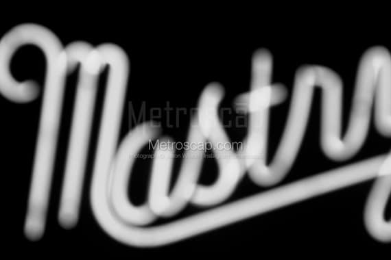 Mastrys Neon Sign Black & White Wall Art. St Petersburg Black - Etsy