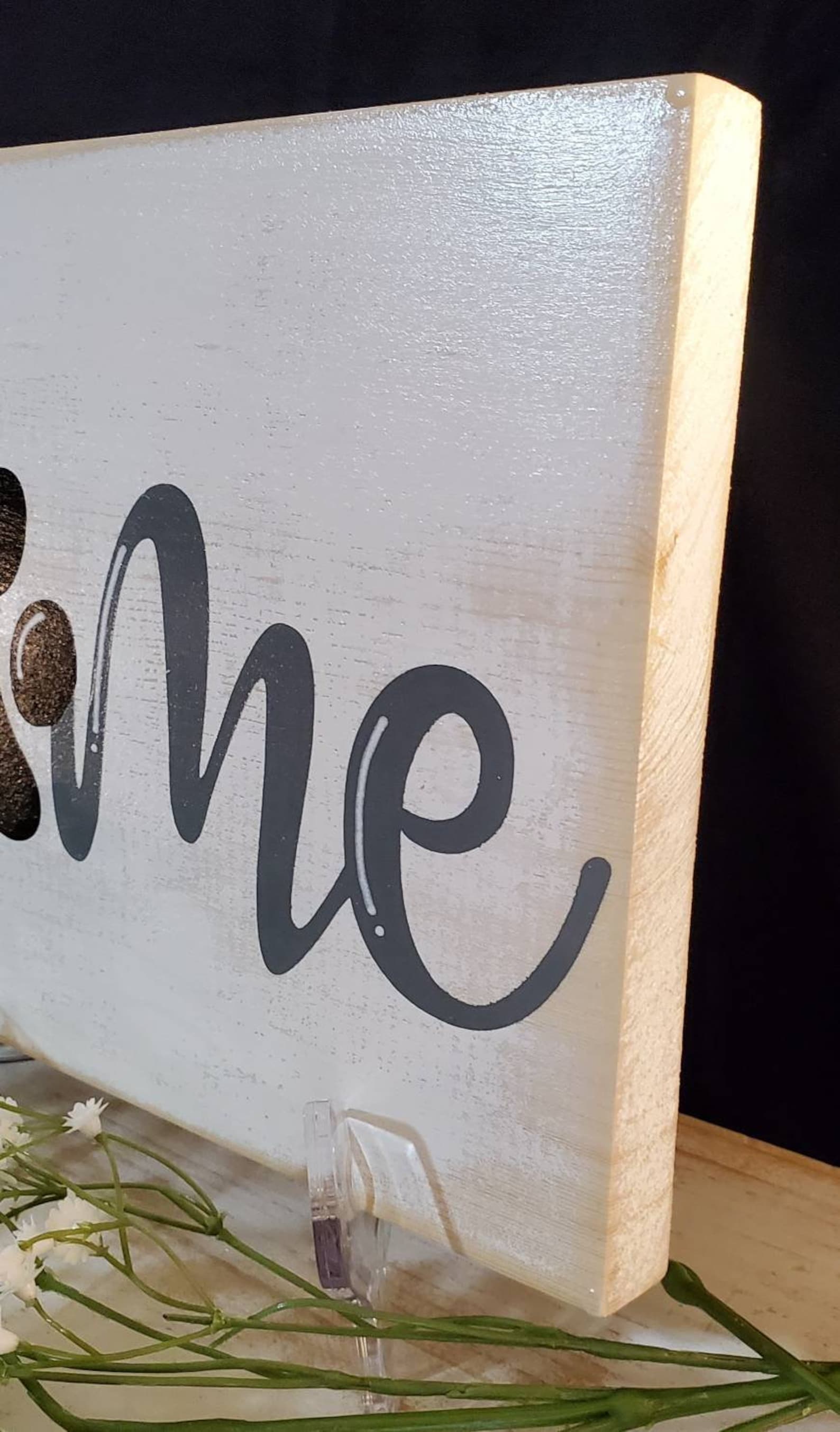 Cute and Fun Handmade Wooden Pet Sign Saying - Welcome - Etsy