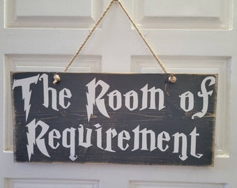 Room of Requirement Sign - Etsy Ireland