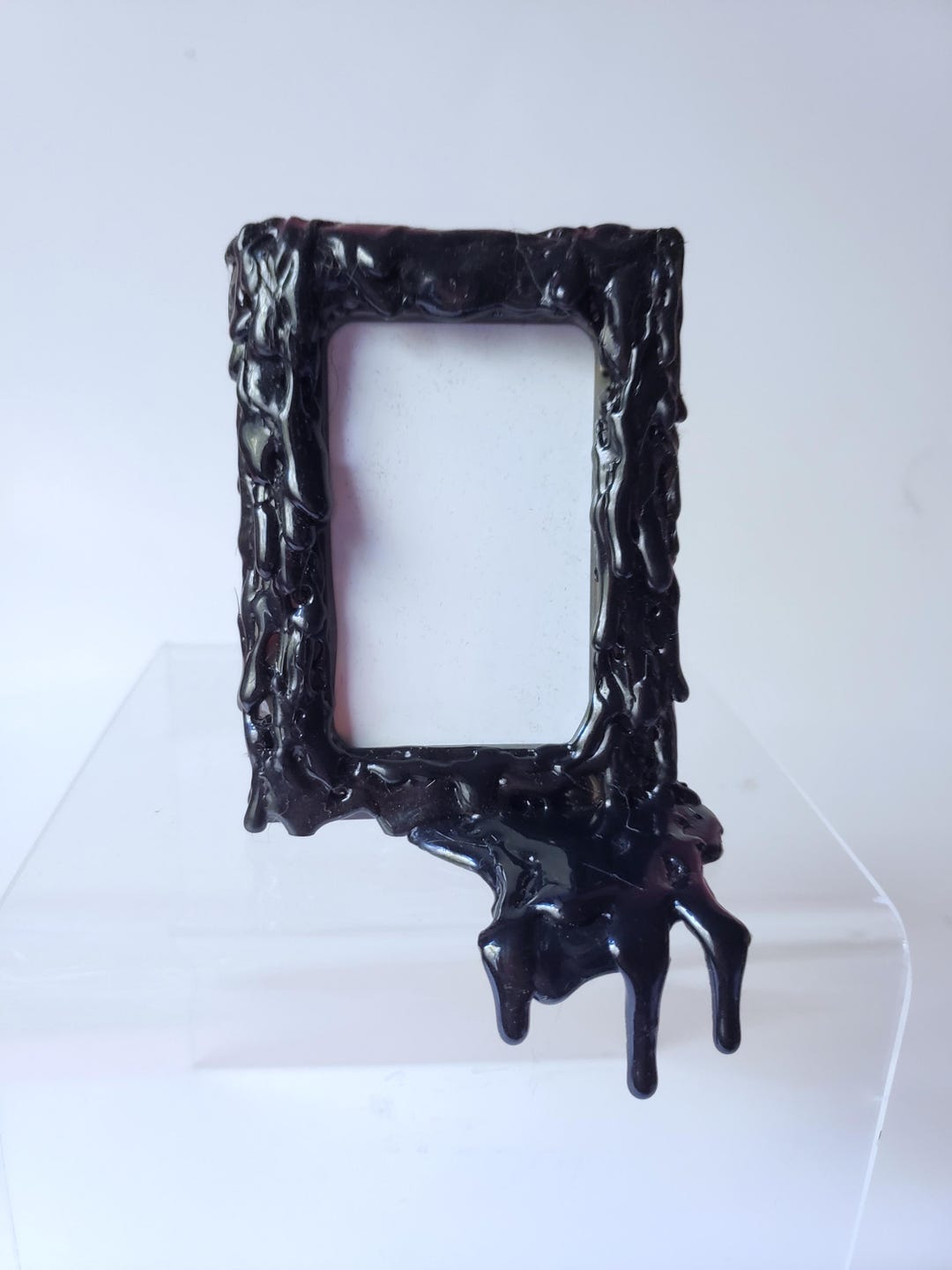 Spooky Creepy Black Dripping Melty Picture Frame Pop Art Horror Macabre ...