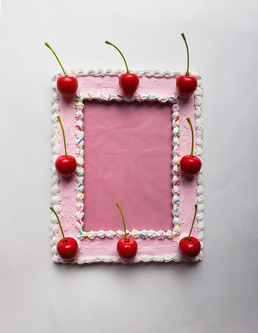 Fake Cake Frosting Icing Picture Frame Pop Art Cute Kawaii Dessert ...