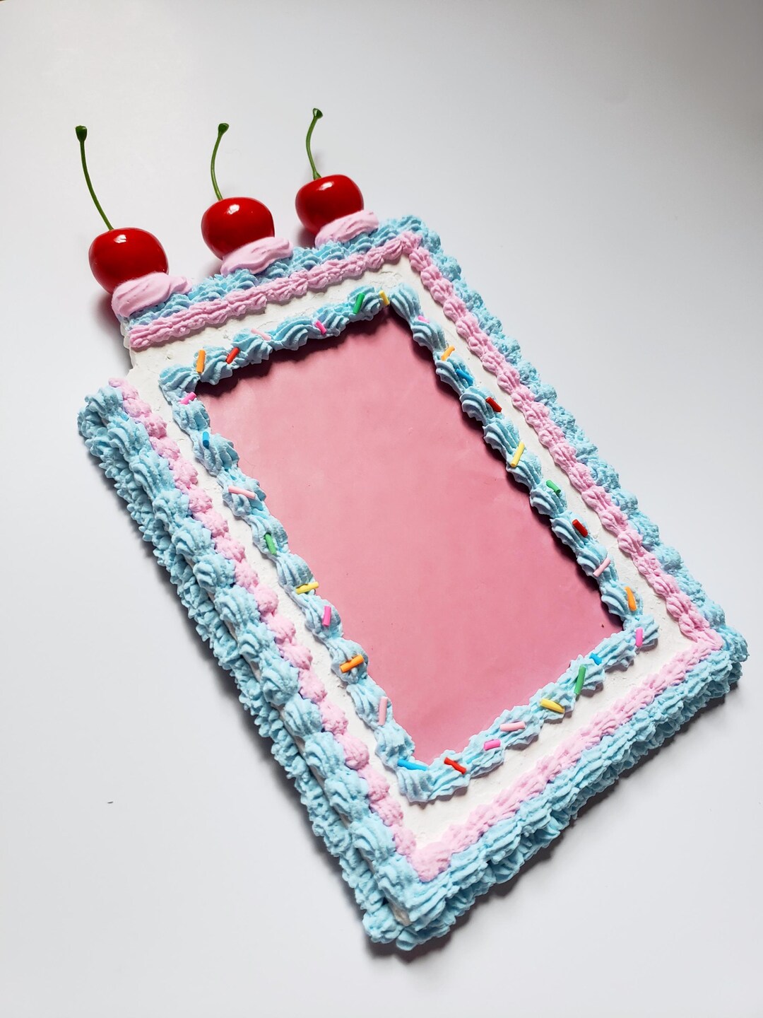 Fake Cake Frosting Icing Picture Frame Pop Art Cute Kawaii Dessert ...