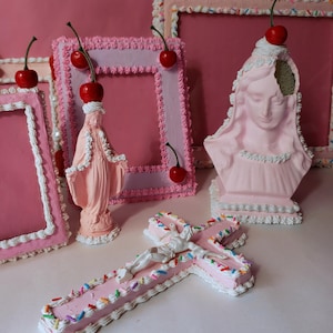 Fake Cake Frosting Icing Picture Frame Pop Art Cute Kawaii Dessert ...