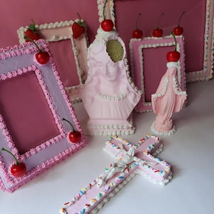 Fake Cake Frosting Icing Picture Frame Pop Art Cute Kawaii Dessert ...