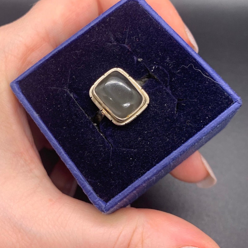 Grey Moonstone - Etsy