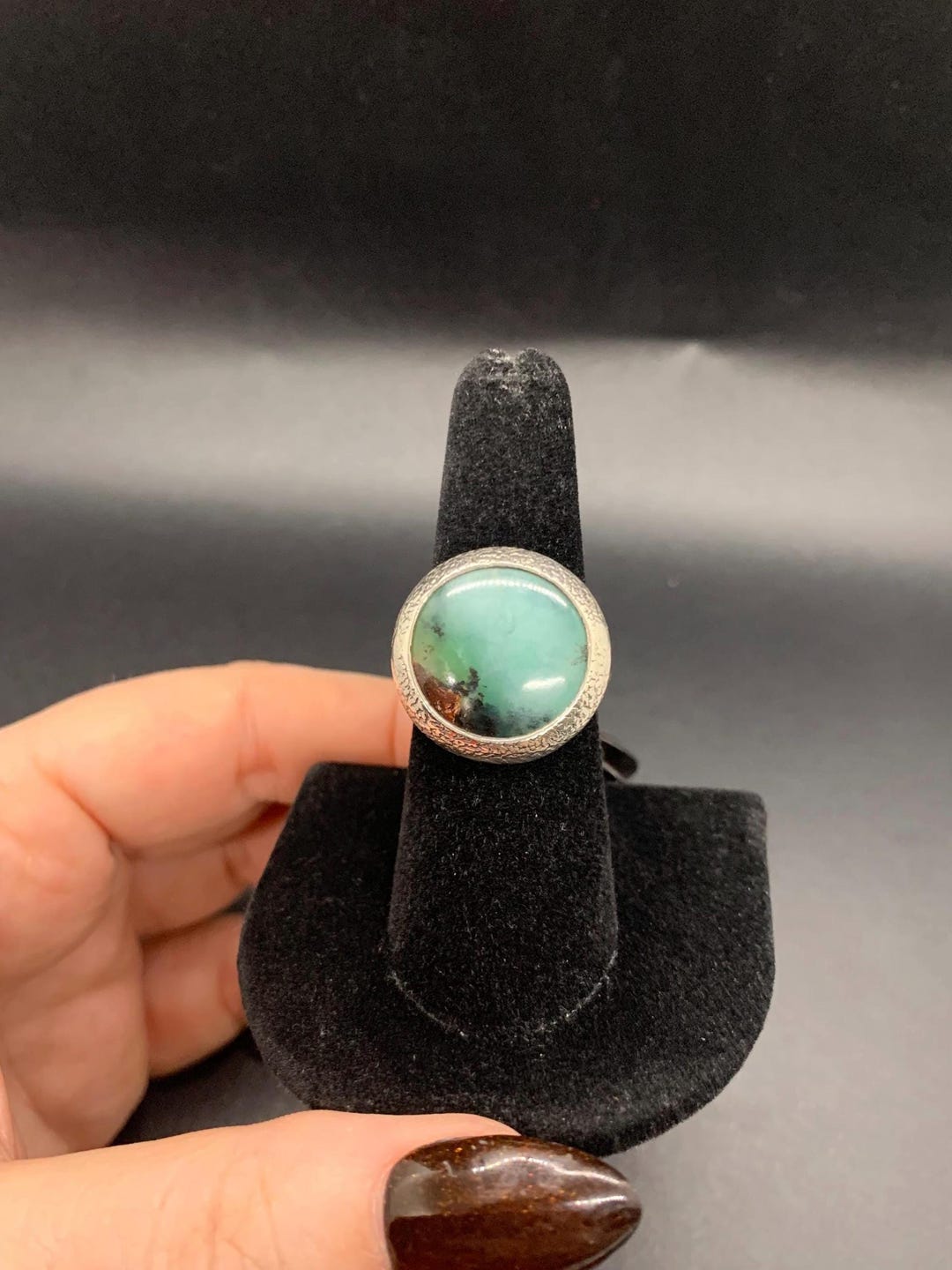 High Quality Aquaprase .925 Sterling Silver Sized Ring- Size 8 - Etsy