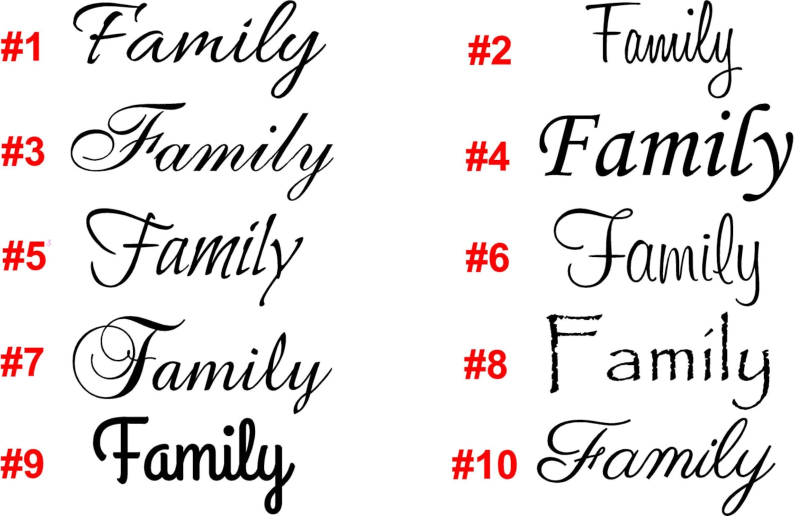 Family Tree Wall Decal Branches Wall Words - Etsy