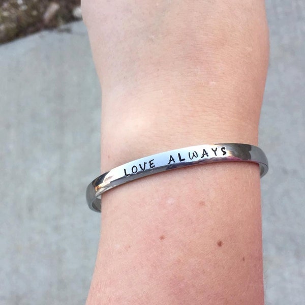 Stainless Steel Bangle - Etsy