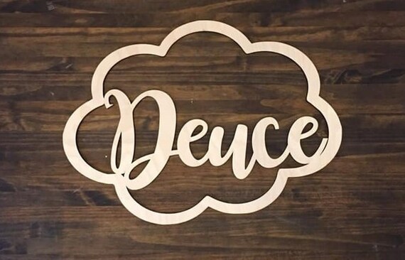 18 Wood Custom Cursive Name Laser Cutout Pregnancy Birth | Etsy