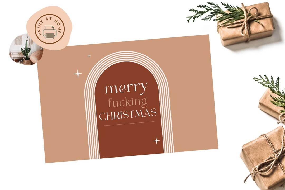 Printable Christmas/holiday Card Pack: Funny Notecards for Holidays ...