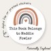 From the Library Of, This Book Belongs to Labels, Custom Book Label ...