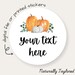 Greenery Orange Pumpkin Stickers for Baby Shower, White Pumpkin Baby ...