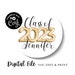 C29, Instant Editable, PDF Class of 2023 Stickers, Graduation Stickers ...