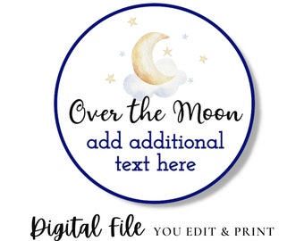 Over the Moon - Etsy