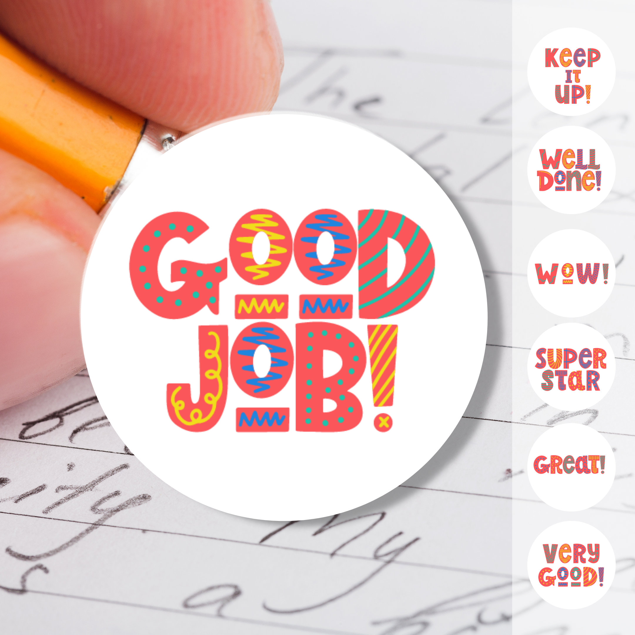 Good Job Stickers For Teachers